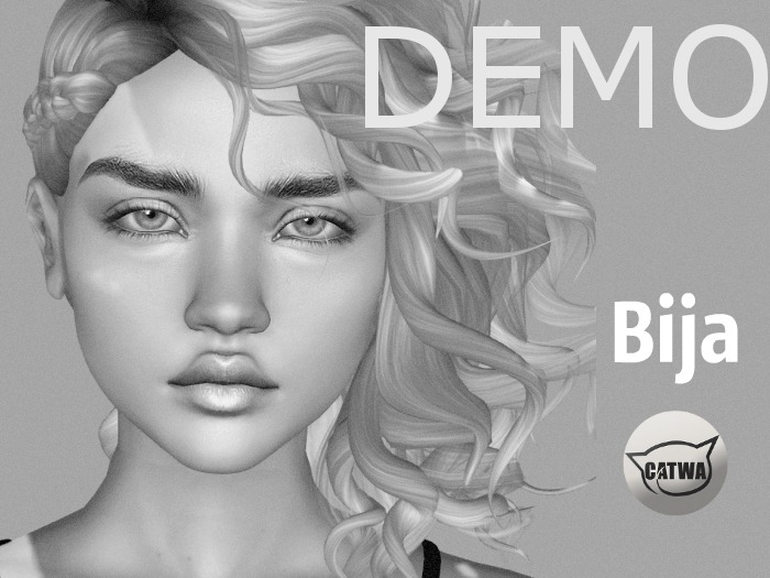 Second Life Marketplace - Yellow Kitty - Bija Shape (Catwa Catya) DEMO