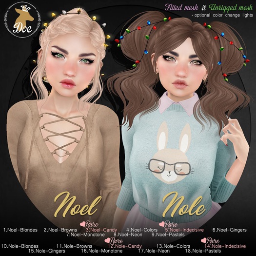 Second Life Marketplace - 17.Doe: Nole - Neon