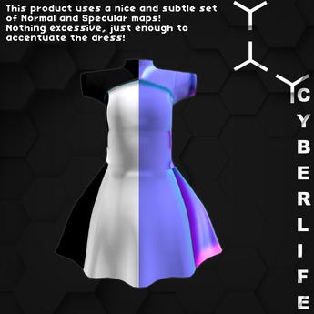 Second Life Marketplace - Detroit Cyberlife Android Dress [MOD]