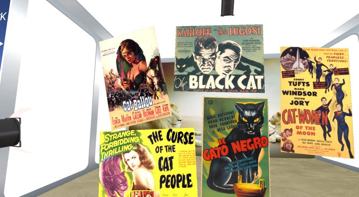 Second Life Marketplace - cat movie posters