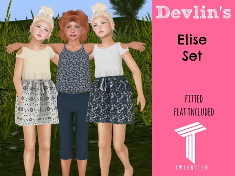 Second Life Marketplace - Devlin's - Tweenster - Elise Set