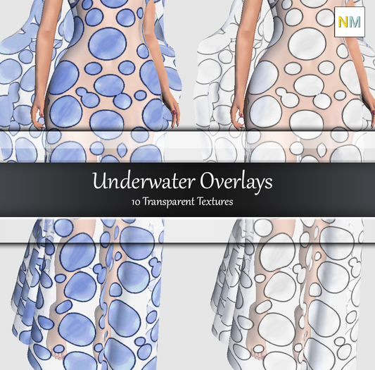 Second Life Marketplace - Underwater Overlay 10 Transparent Textures NM