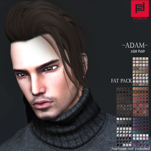 Second Life Marketplace - -FABIA HAIR- Fat Pack