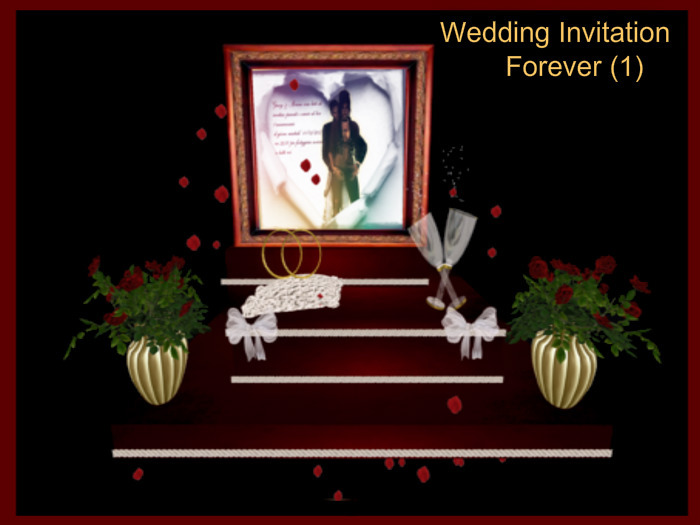 Second Life Marketplace - Wedding Invitation Forever (1)