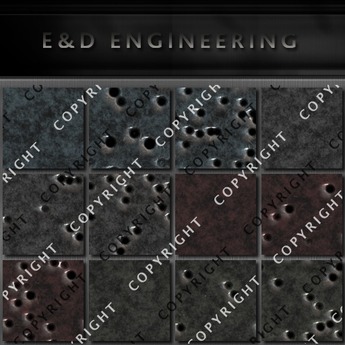 Second Life Marketplace - [ABHS001] 12 Bullet-Marked Armor Steel ...