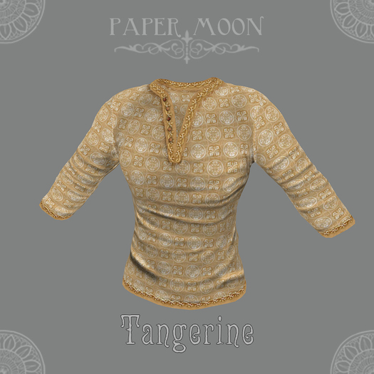 Second Life Marketplace - *pm* Zane: Henley Top/Tangerine