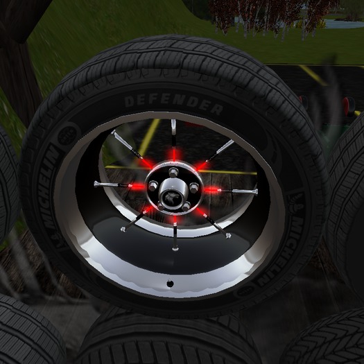 Second Life Marketplace - Mesh Lazer Car Wheel TW