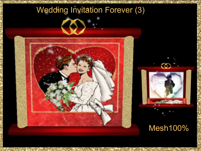 Second Life Marketplace - Wedding Invitation Forever (3)
