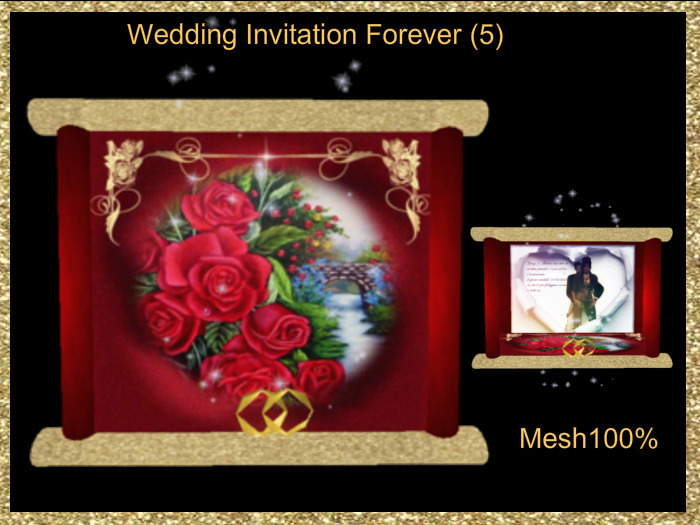 Second Life Marketplace - Wedding Invitation Forever (5)