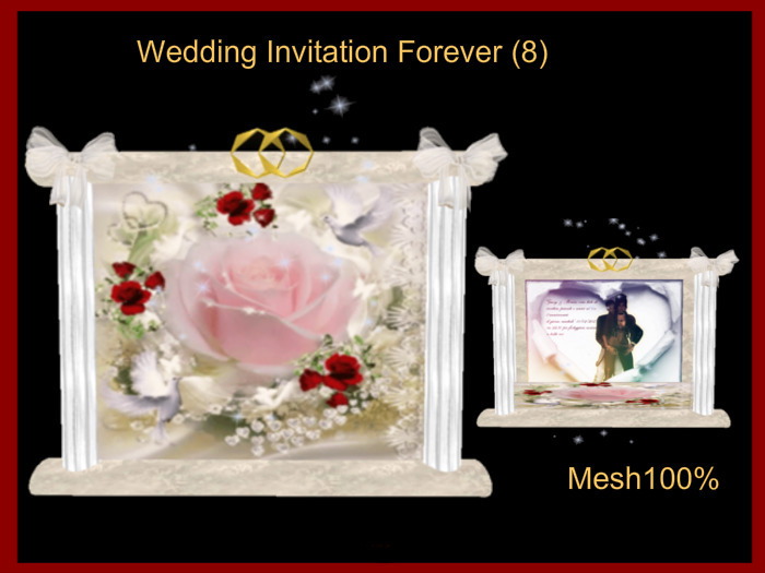 Second Life Marketplace - Wedding Invitation Forever (8)