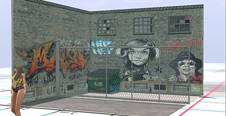 Second Life Marketplace - backdrop street