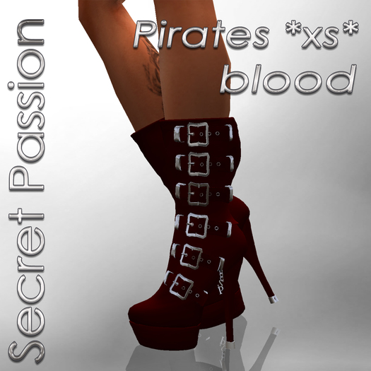 Second Life Marketplace - (SP) Pirates Boots *XS* Blood