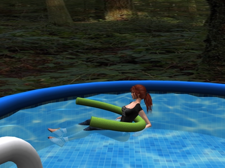 Second Life Marketplace - Animated Pool noodle stand giver-crate