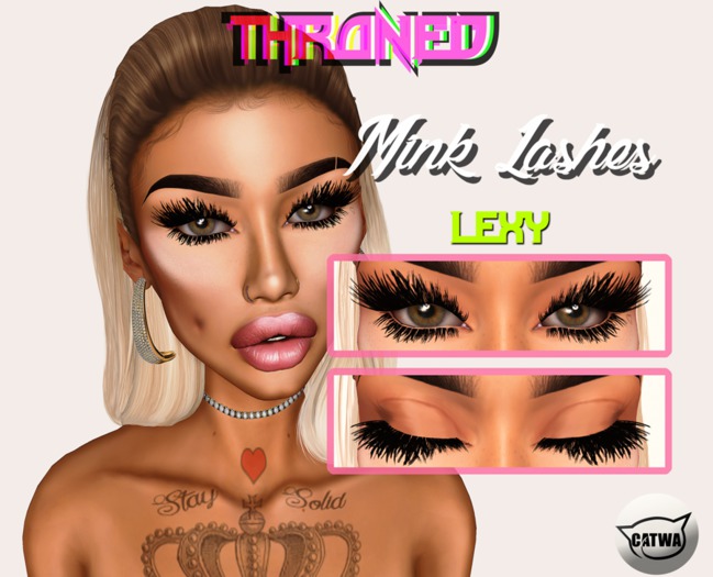 Second Life Marketplace - [THRONED] Mink Lashes // LEXY