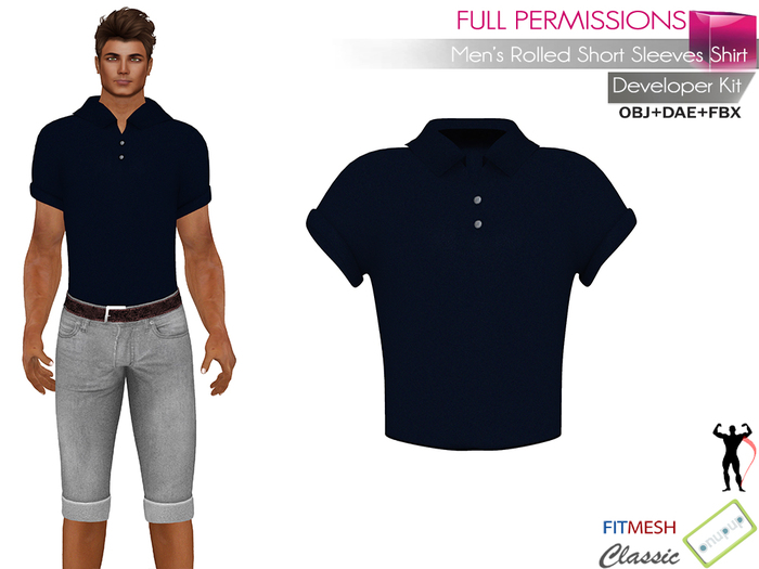 Second Life Marketplace - Dae, Obj, FBX, And Texture Files For Mens ...