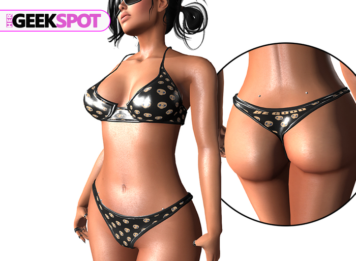 Second Life Marketplace - Her Geek Spot - PVC BIKINI - E.T.