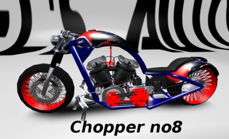 Second Life Marketplace - Chopper no8 Renegade UPDATE 2023 (boxed)___ W ...
