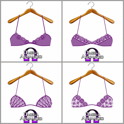 Second Life Marketplace - Omega Advanced - PURPLE BRA Appliers for ...