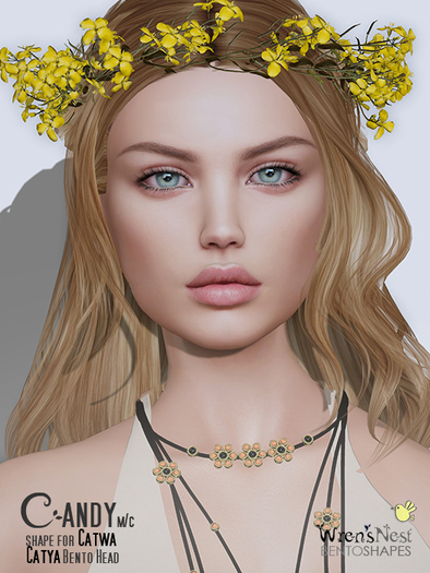 Second Life Marketplace - { wren's nest } Candy Shape for Catwa Catya ...