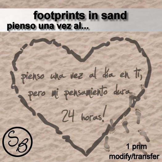 Second Life Marketplace - Sandwriting ~ Love Poem