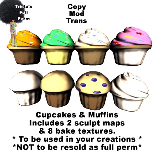 Second Life Marketplace - Cupcakes & Muffins (BOXED)