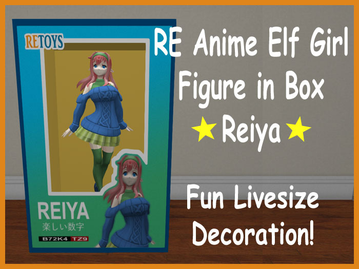 Second Life Marketplace - RE Anime Elf Girl Figure in Box - Big Fun ...