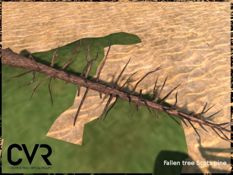 Second Life Marketplace Fallen Tree Scots Pine