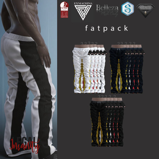 Second Life Marketplace Legal Insanity Paul Sweatpants Fatpack