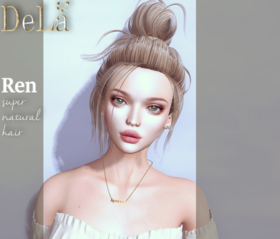 Second Life Marketplace - =DeLa*= Mesh Hair "Ren" All colors