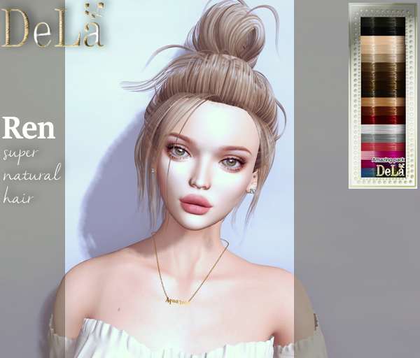 Second Life Marketplace - =DeLa*= Mesh Hair "Ren" Amazing pack