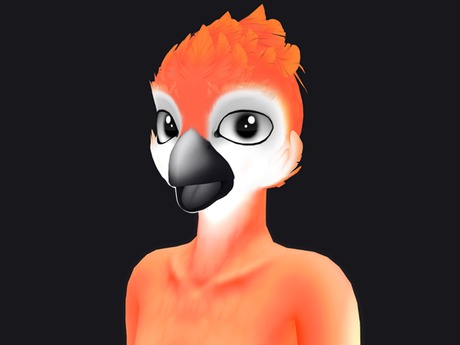 Second Life Marketplace - Happy Paw - Red Macaw for Avian Demi Avatar