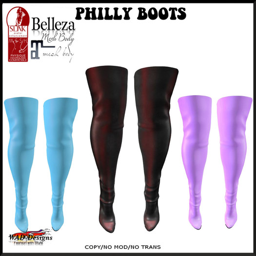 Second Life Marketplace - PHILLY BOOTS