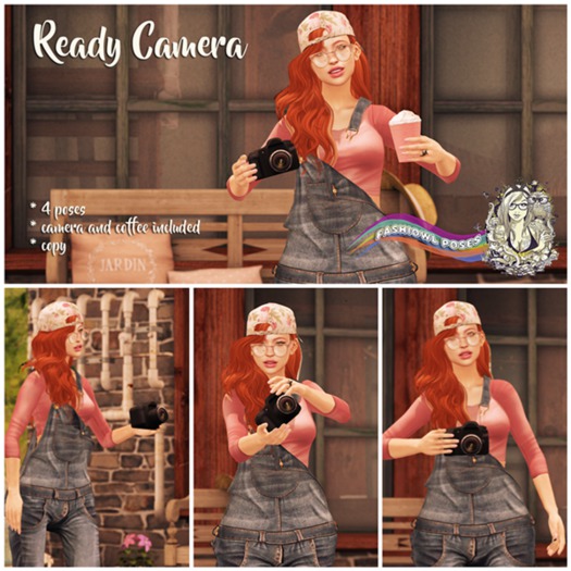 Second Life Marketplace - = Fashiowl Poses = Ready Camera // WEAR