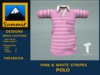 Second Life Marketplace - Summit Polo Shirt Pink & White Stripes[TWEENSTER]