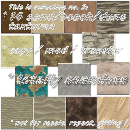 Second Life Marketplace - 14 sand beach & dune textures (sand / dunes ...