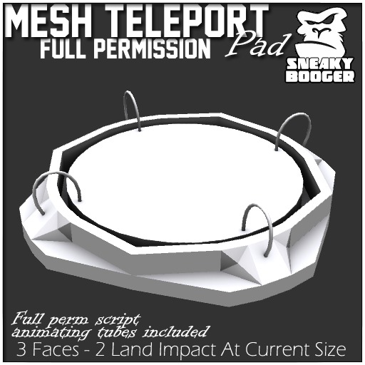 Second Life Marketplace - Mesh Teleport Pad - Full Perm