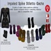 Second Life Marketplace - [i] Impaled Spike Stilettos Gacha - Red BOXED ...
