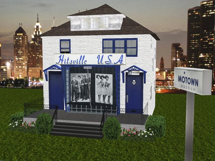 Second Life Marketplace - Mesh Motown Museum "Hitsville USA"