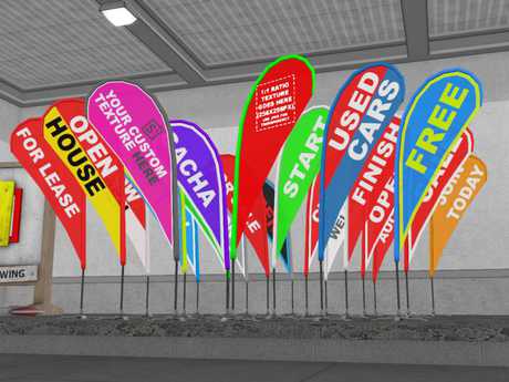 Second Life Marketplace - S2 Teardrop Banner