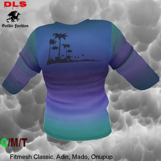 Second Life Marketplace - Long sleeve tshirt playa boxed