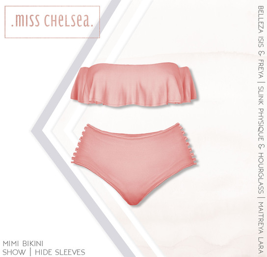 Second Life Marketplace - .miss chelsea. Mimi Bikini Pink