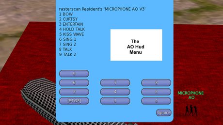 Second Life Marketplace - microphone - wearable animated scripted + mic ...