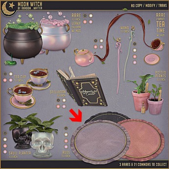 Second Life Marketplace - .random.Matter. - Moon Witch - Spellbook [Pink]