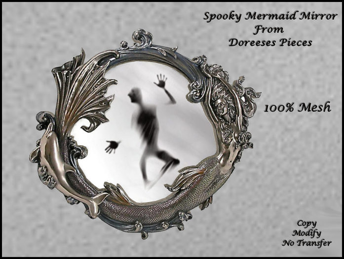 Second Life Marketplace - SPOOKY GHOST TRAPPED MERMAID MIRROR