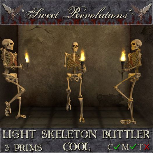 Second Life Marketplace - ~*SR*~ Light Skeleton Buttler ~ Cool cm Box