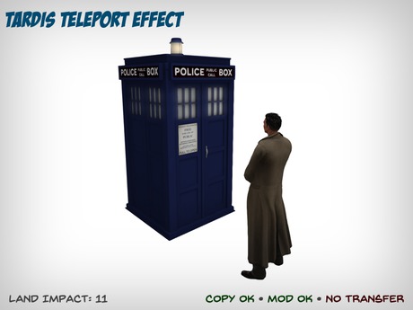 Second Life Marketplace - TARDIS Teleport Effect