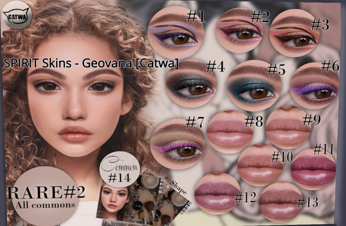 Second Life Marketplace - SPIRIT Skins - Geovana Common #6 [Catwa]