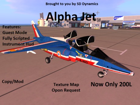 Second Life Marketplace - Alpha Jet 2.35 ( BOXED )
