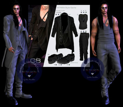Second Life Marketplace - .::GB: - Hitman Style - 4 Piece Set - Rare ...