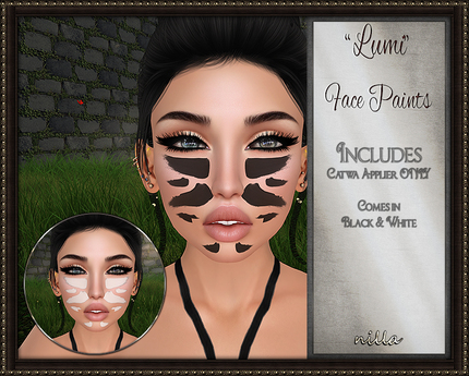 Second Life Marketplace - .:nilla:. - "Lumi" Face Paint